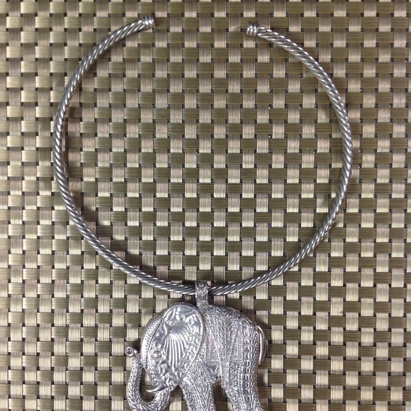 Jewelry | Huge Statement Elephant Trunk Raised Good Luck | Poshmark